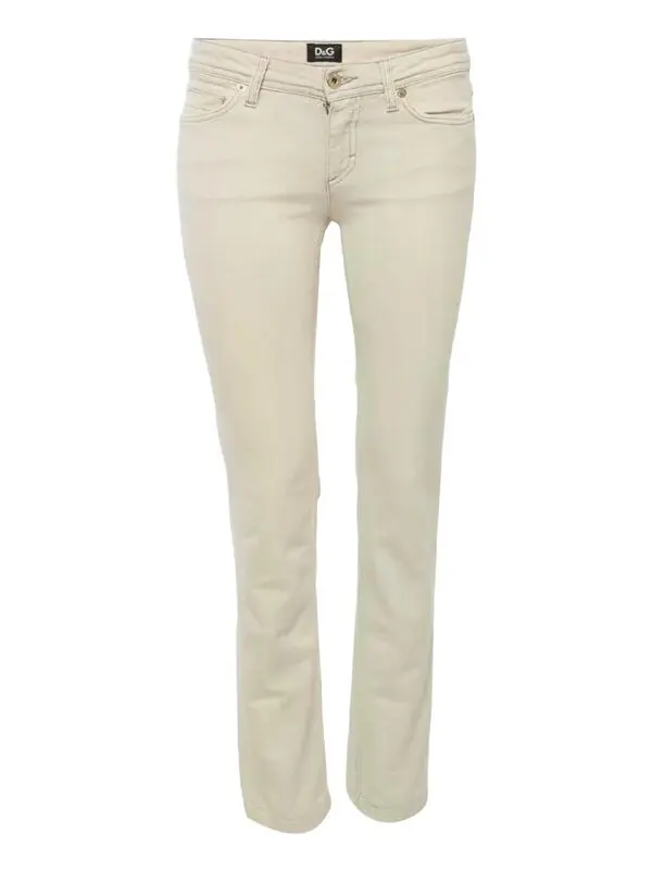 Dolce & Gabbana Beige Denim Jeans - Neutrals