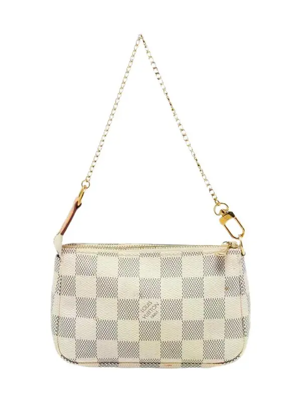 LOUIS VUITTON Mini Damier Azur Canvas Tote Bag - Neutrals