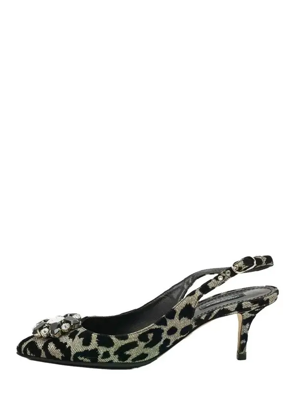 Dolce & Gabbana Bellucci Crystal-embellished Pumps - Black