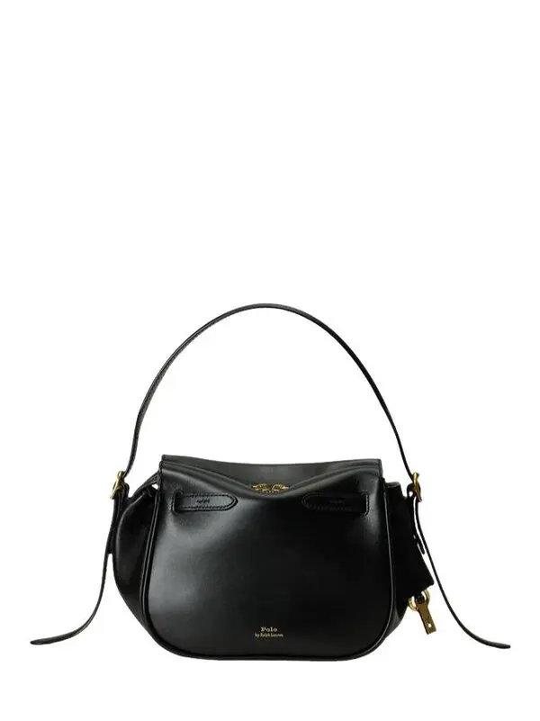 Polo Ralph Lauren Logo Printed Shoulder Bag - Black