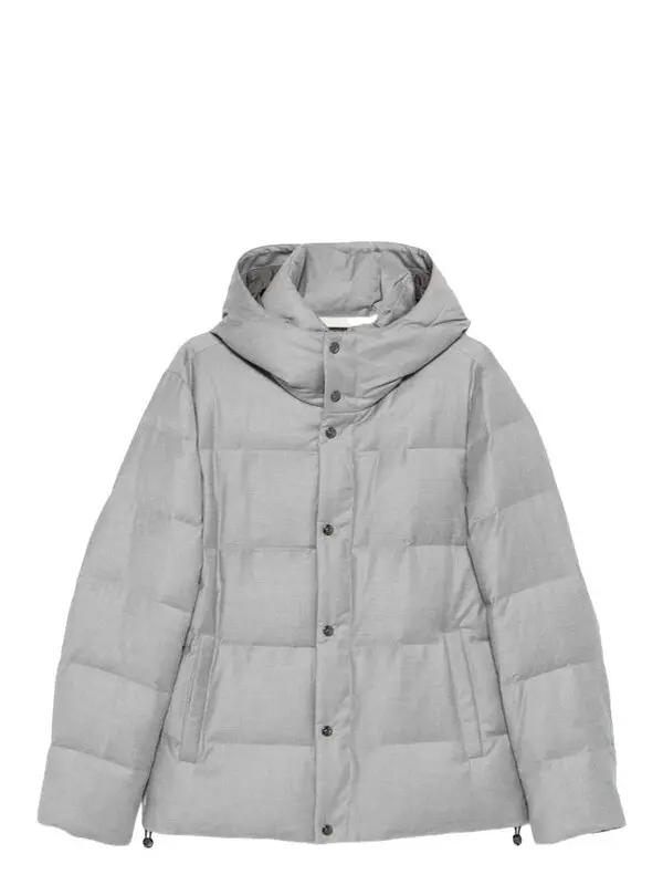 MONTECORE Hooded Quilted Padded Jacket - Grey