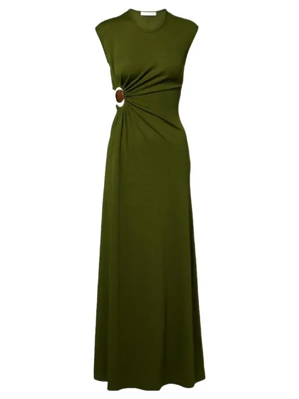 Christopher Esber Jersey Maxi Dress - Green