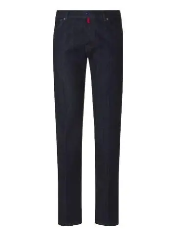 Kiton Slim-fit Five-pocket Jeans - Black