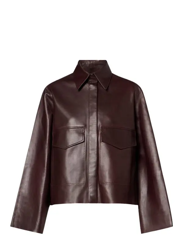 Nour Hammour Darcy Leather Jacket - Black