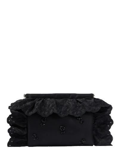 Simone Rocha Embellished Pillowcase Clutch - Black