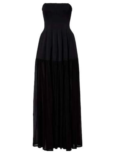 Simkhai Strapless Tulle Maxi Dress - Black