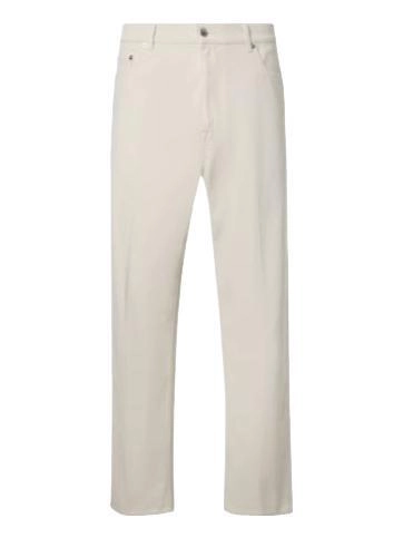 Dunhill Cotton Straight Leg Trousers - White