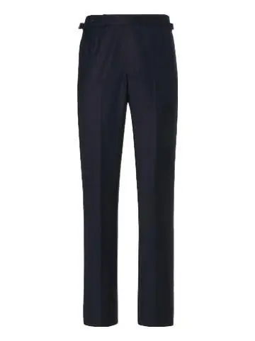 Dunhill Wool Slim Fit Trousers - Black