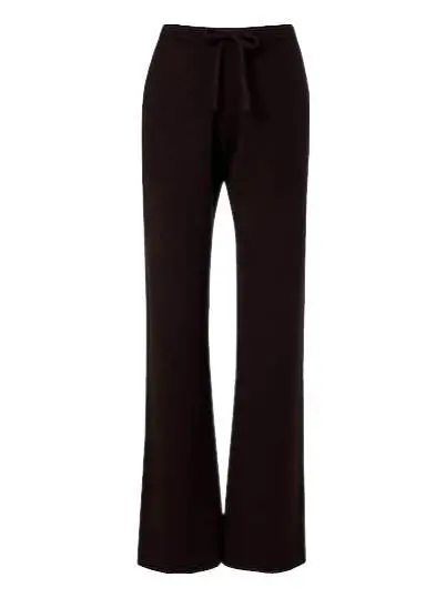 Extreme Cashmere Drawstring Waistband Sweatpants - Black