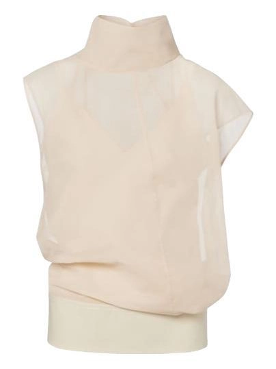 Sportmax Spsgrado Cotton Top - Nude