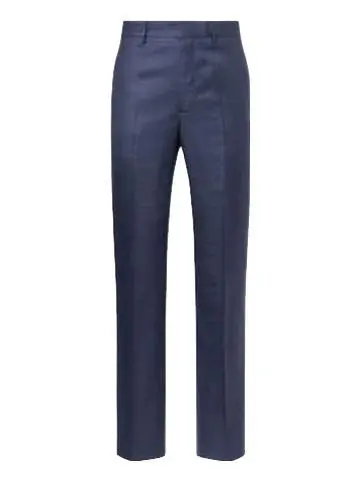 Gabriela Hearst Wool, Silk, And Linen Suit Pants - Black