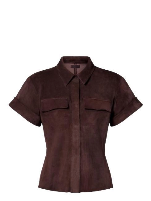 Stouls Miller Suede Shirt - Black