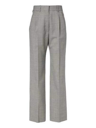 BLAZÉ MILANO Houndstooth Tailored Straight Leg Pants - Gray