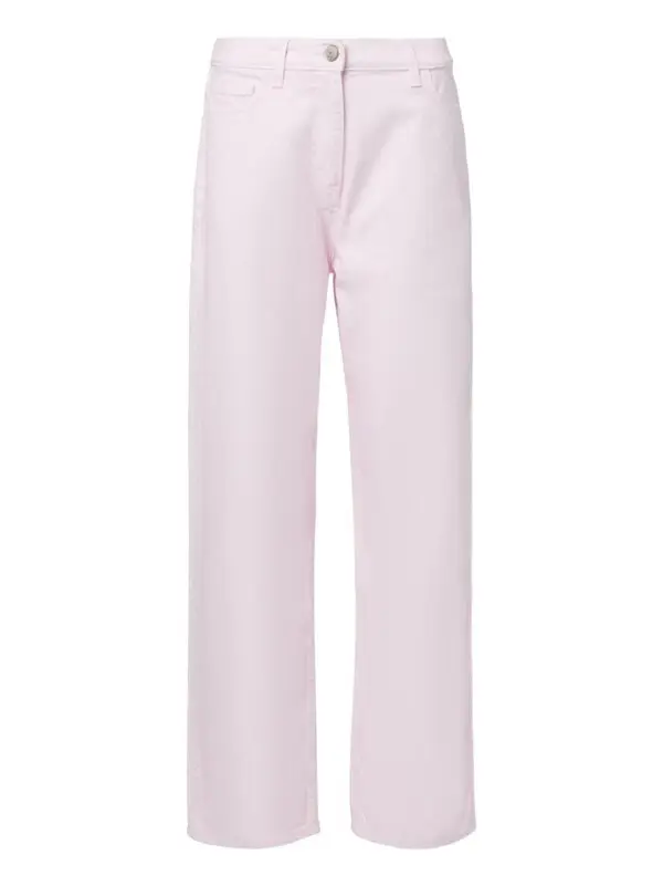 Magda Butrym High-rise Wide-leg Jeans - Purple