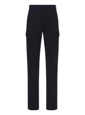 Ralph Lauren Purple Label Cotton-blend Cargo Trousers - Black