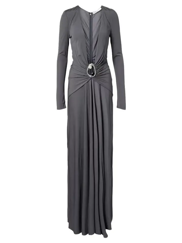 Christopher Esber Embellished Jersey Maxi Dress - Black