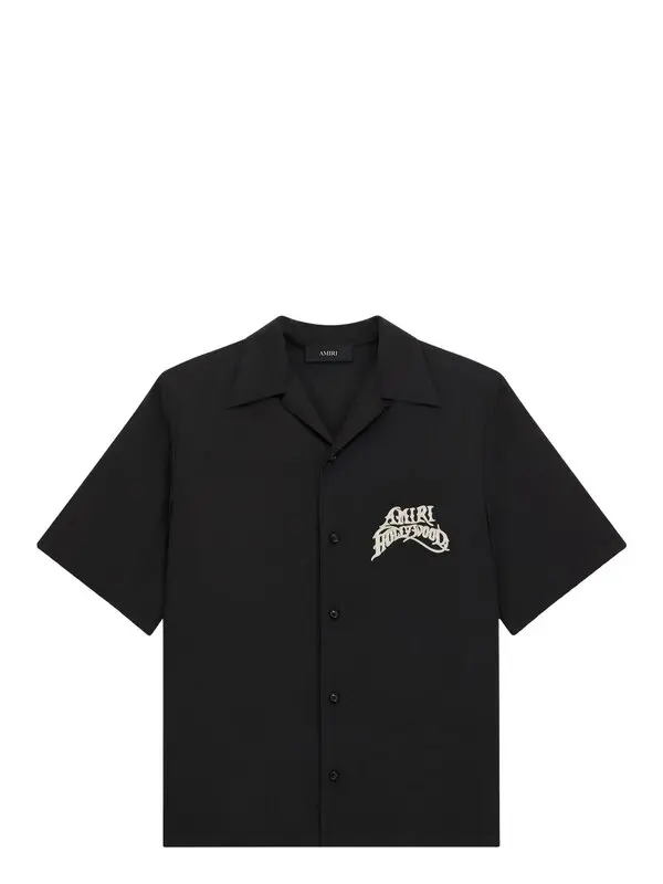 Amiri Hollywood Camp Shirt - Black