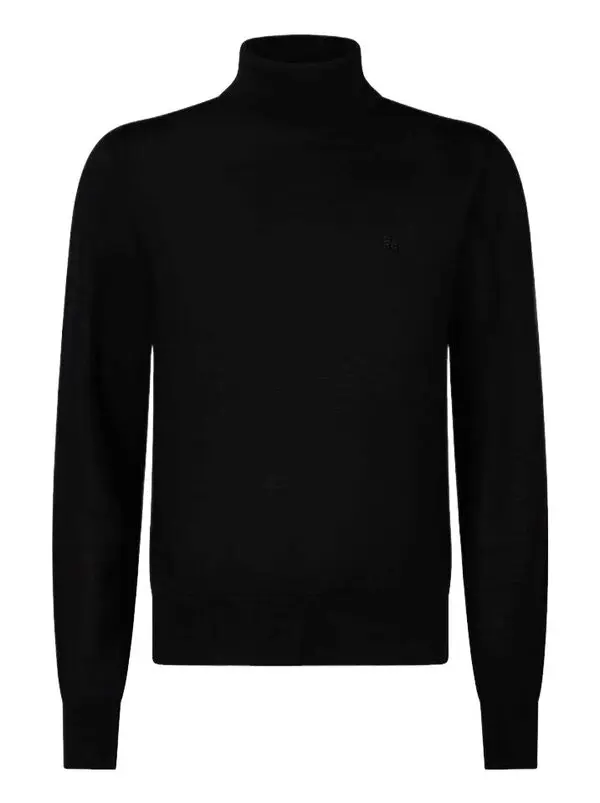 Dsquared2 Wool Turtleneck Sweater - Black