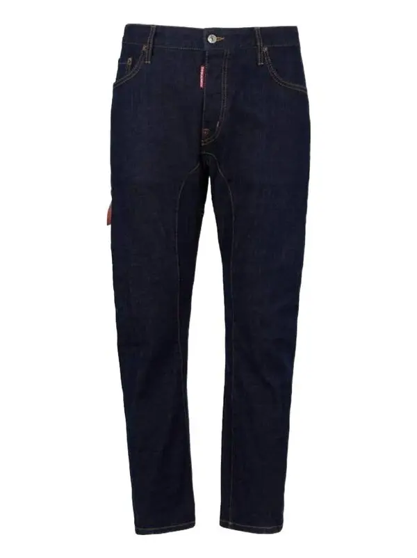 Dsquared2 Cottage New Biker Jeans - Blue