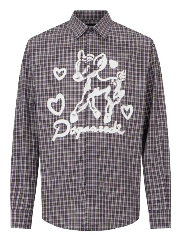Dsquared2 Classic Check Dropped Shoulder Shirt - Multi-color