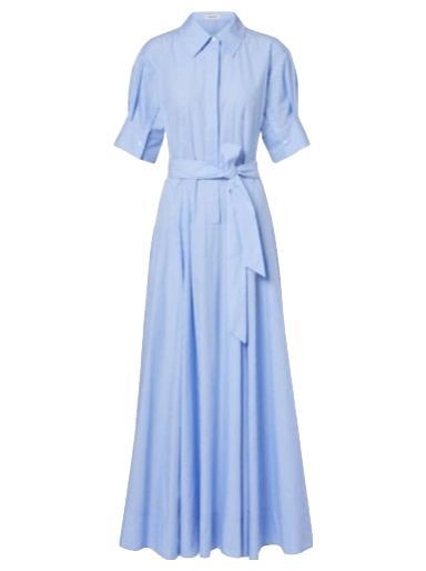 Simkhai Truman Striped Cotton Maxi Dress - Blue