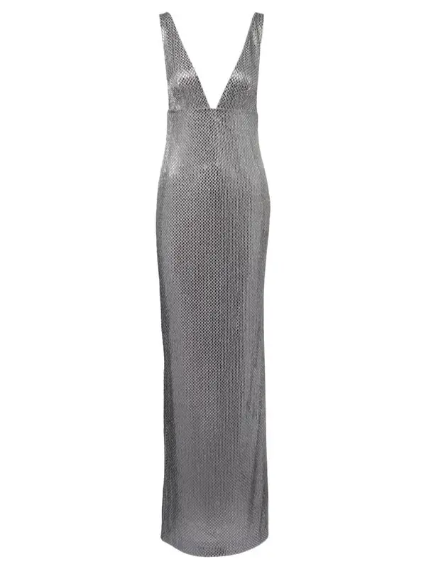 Roland Mouret Diamanté Gown - Gray