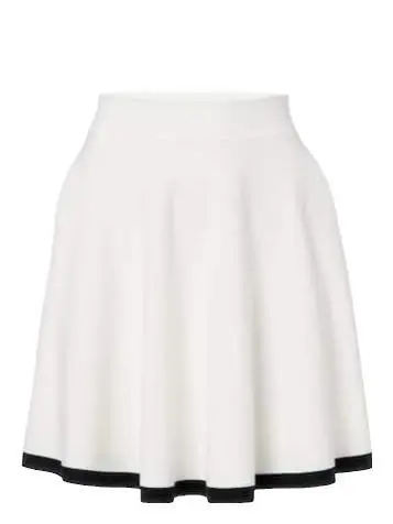 Nina Ricci Cotton-blend Mini Skirt - Black