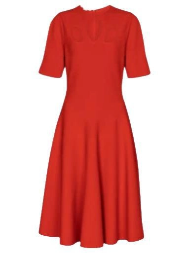 Stella McCartney Cut-out Midi Dress - Red