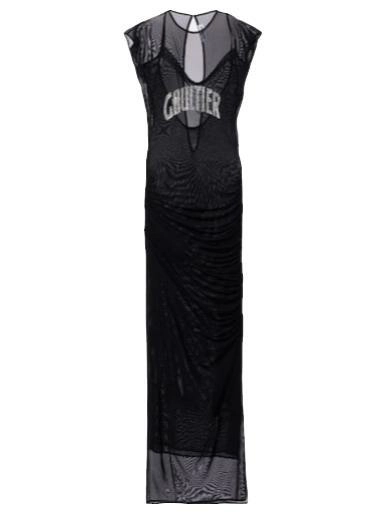 JEAN PAUL GAULTIER Sleeveless Maxi Dress With Sequins And Cutouts - Black