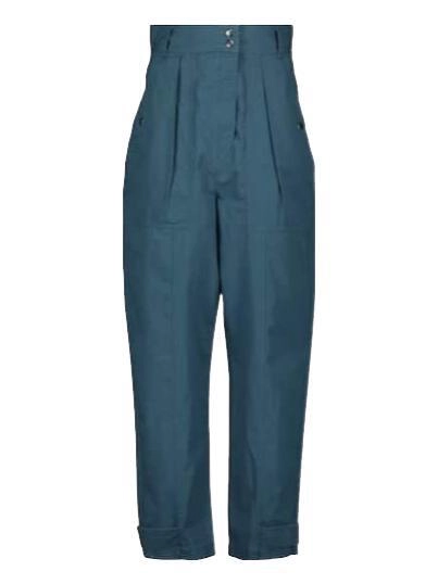 Isabel Marant Étoile High-rise Tapered Cotton Pants - Blue