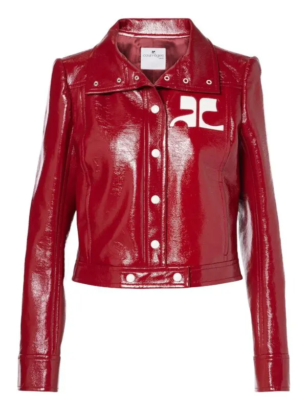 COURREGES Re-edition Vinyl Jacket - Red