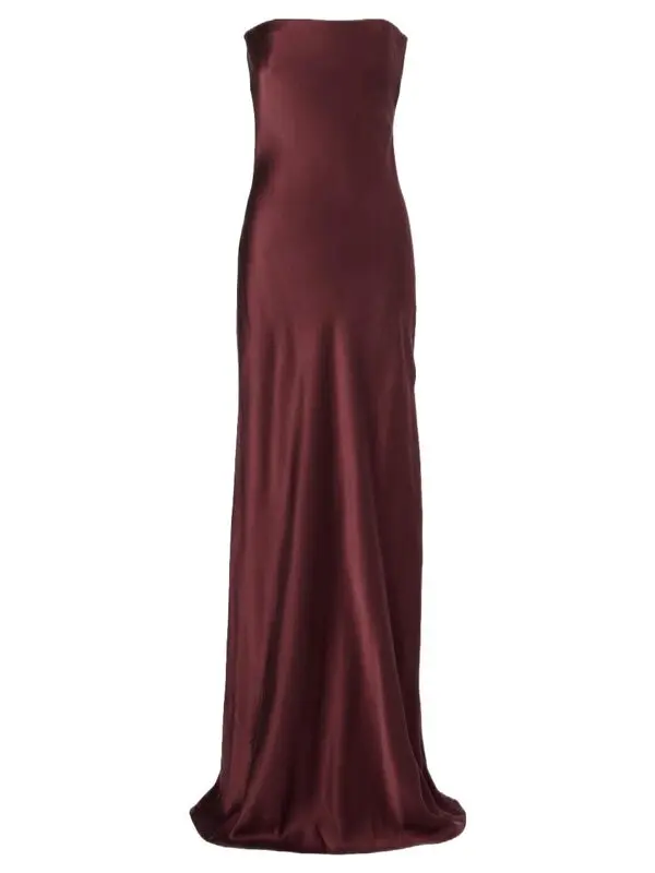 Christopher Esber Filo Silk Satin Gown - Red