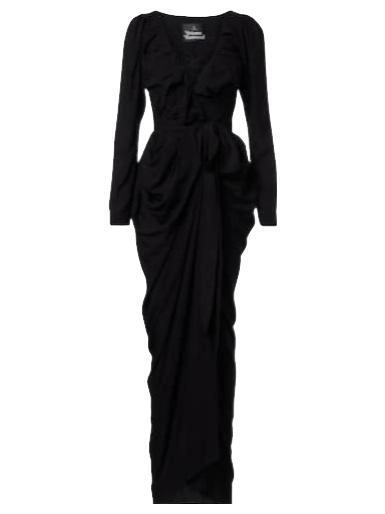 VIVIENNE WESTWOOD Kendall Wrap Maxi Dress - Black