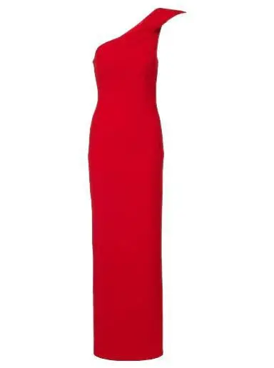 Roland Mouret One-shoulder Crêpe Gown - Red