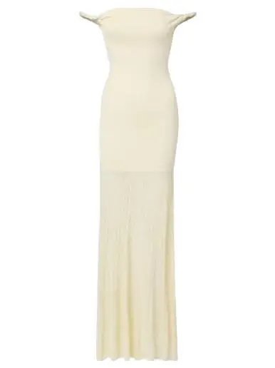 SIR. Elia Off-shoulder Maxi Dress - White