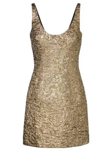EMILIA WICKSTEAD Einna" Floral Jacquard Minidress - Nude