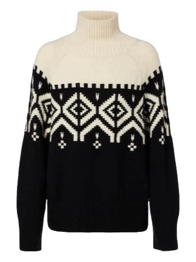 Altuzarra Fair Isle Turtleneck Sweater - Black