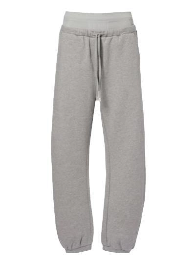 Attico Cotton Jersey Sweatpants - Gray