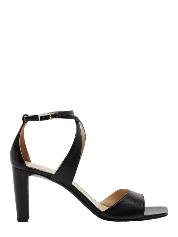 LEMAIRE Leather High Heel Sandals - Black