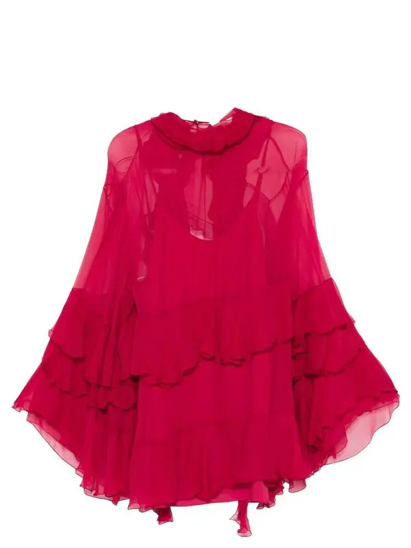 Chloé Silk Mini Dress - Multicolor