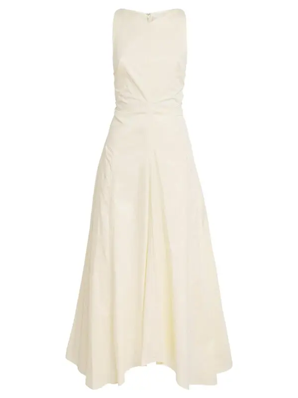 Camilla And Marc Sleeveless Cotton Midi Dress - Ivory