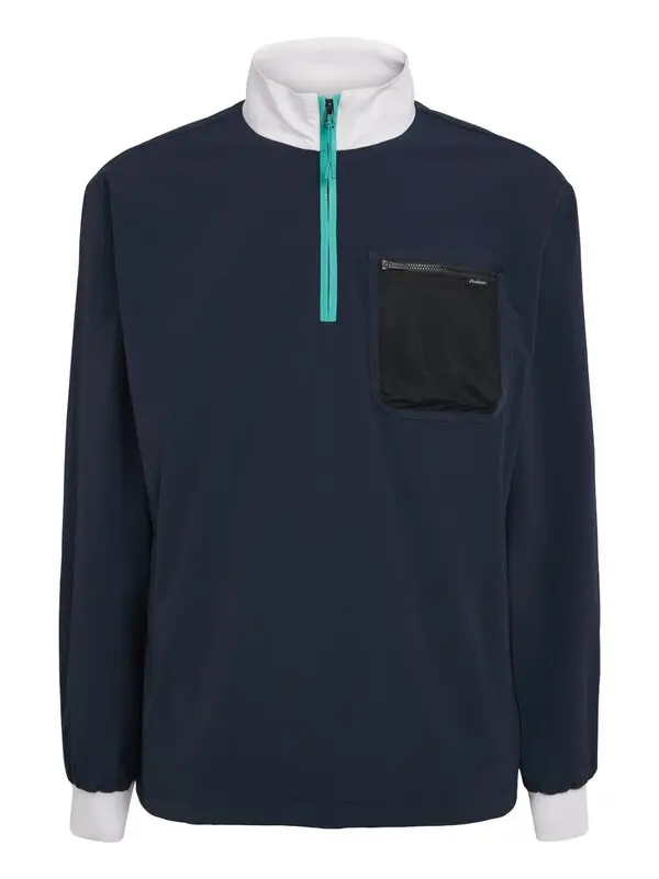 MALBON Cascade Windshirt - Navy