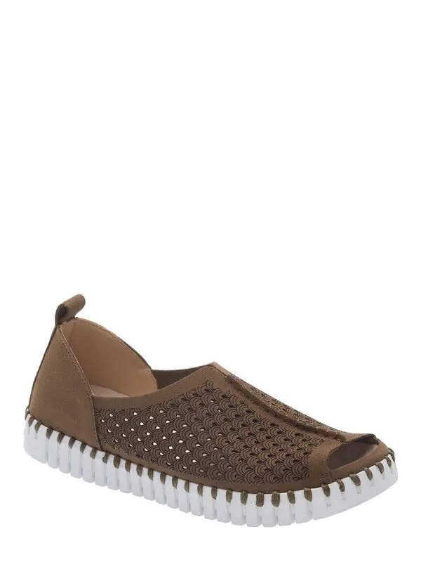ILSE JACOBSEN Tulip 9377 Slip-on Shoe - Chestnut