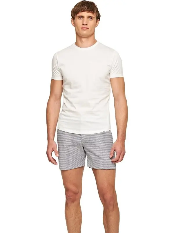 Orlebar Brown Ob T Mercerised Tailored Fit Crew Neck Cotton T-shirt - White