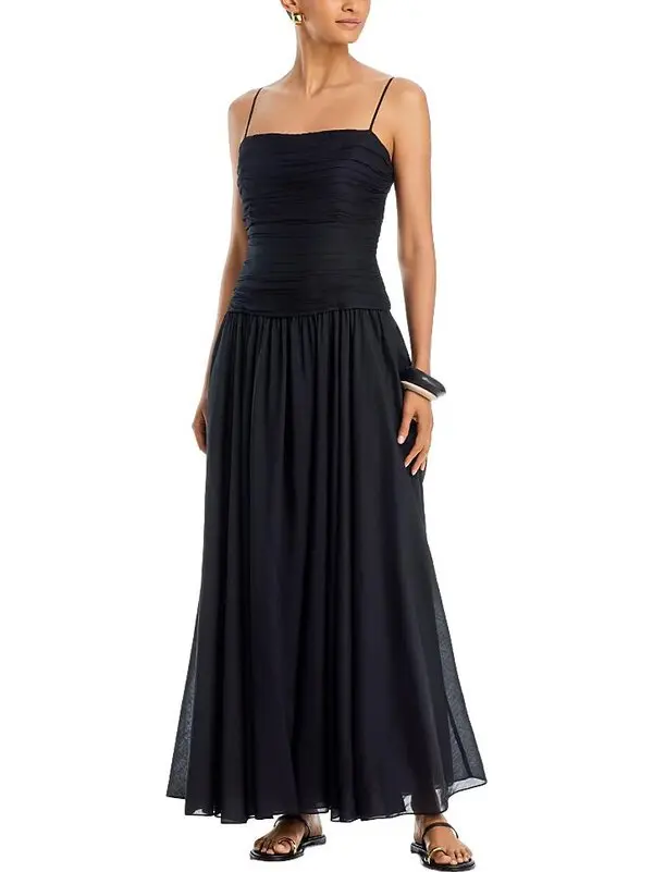 Kobi Halperin Jordyn Ruched Maxi Dress - Black