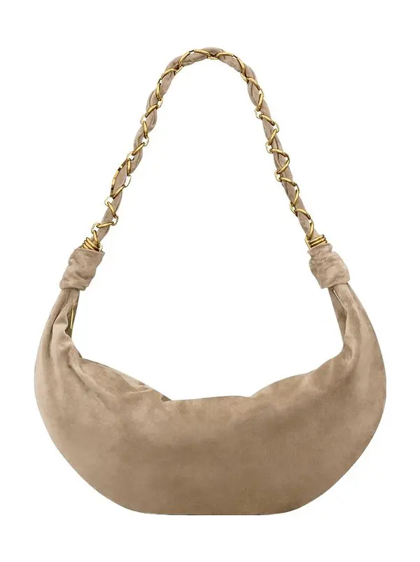 Saint Laurent Amalia Hobo Bag - Light Cumin