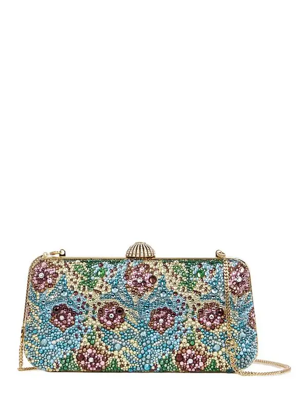 Valentino Garavani Embellished Minaudiere Clutch On Chain - Multi