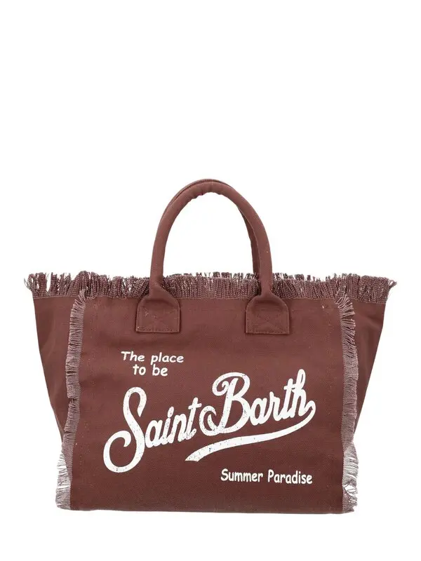 MC2 SAINT BARTH Vanity" Medium Canvas Tote - Brown