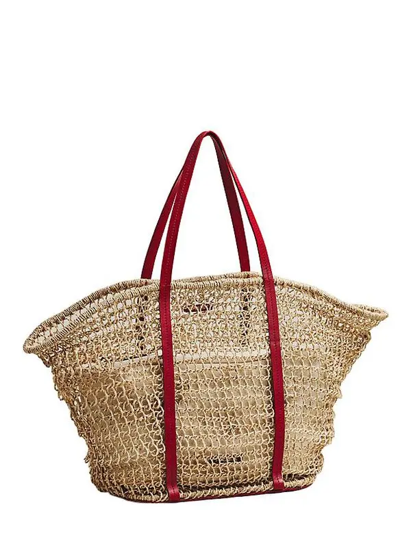 Poolside Large Comporta Tote Bag - Red
