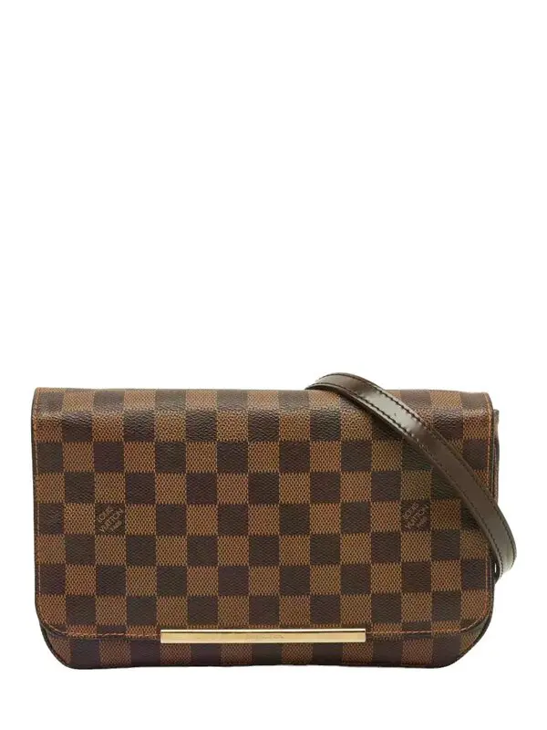 LOUIS VUITTON Damier Ebene Pm Hoxton Shoulder Bag - Brown